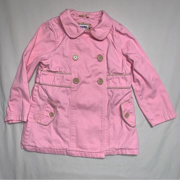 OshKosh B'gosh | Jackets & Coats | Pink Trench Coat Jacket Girls 5t ...